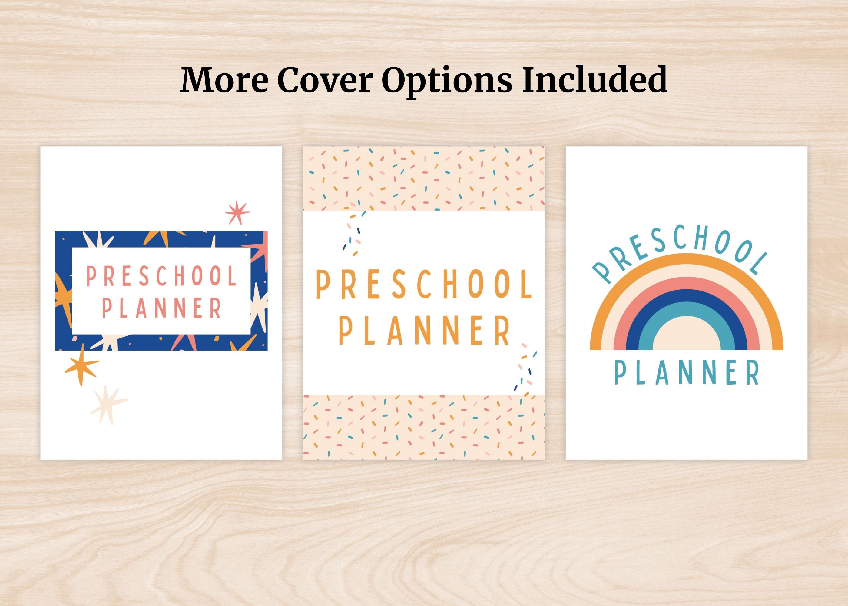 Preschool Teacher Planner / Pre K Academic Planner / Printable ...