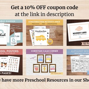 Preschool Teacher Planner / Pre K Academic Planner / Printable Homeschool Planner - Etsy