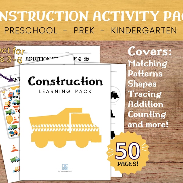 Preschool Worksheets - Etsy