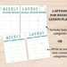 Preschool Teacher Planner / Pre K Academic Planner / Printable ...