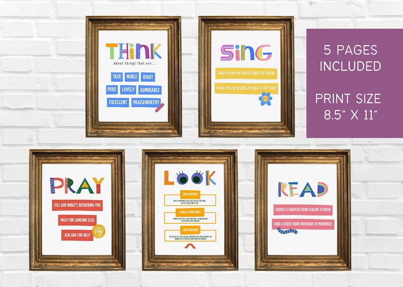 Christian Calm Corner Printable / Mental Health Classroom Posters / School Counselor Emotional ...