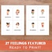 Feelings Flashcards / Printable Emotions Flash Cards - Etsy