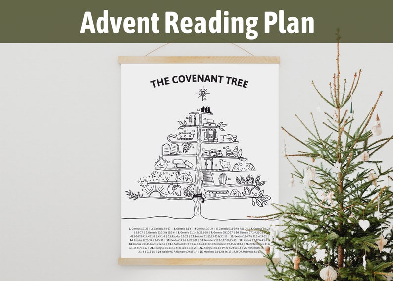 Advent Bible Printable for the Holiday / Christmas Coloring Printable ...