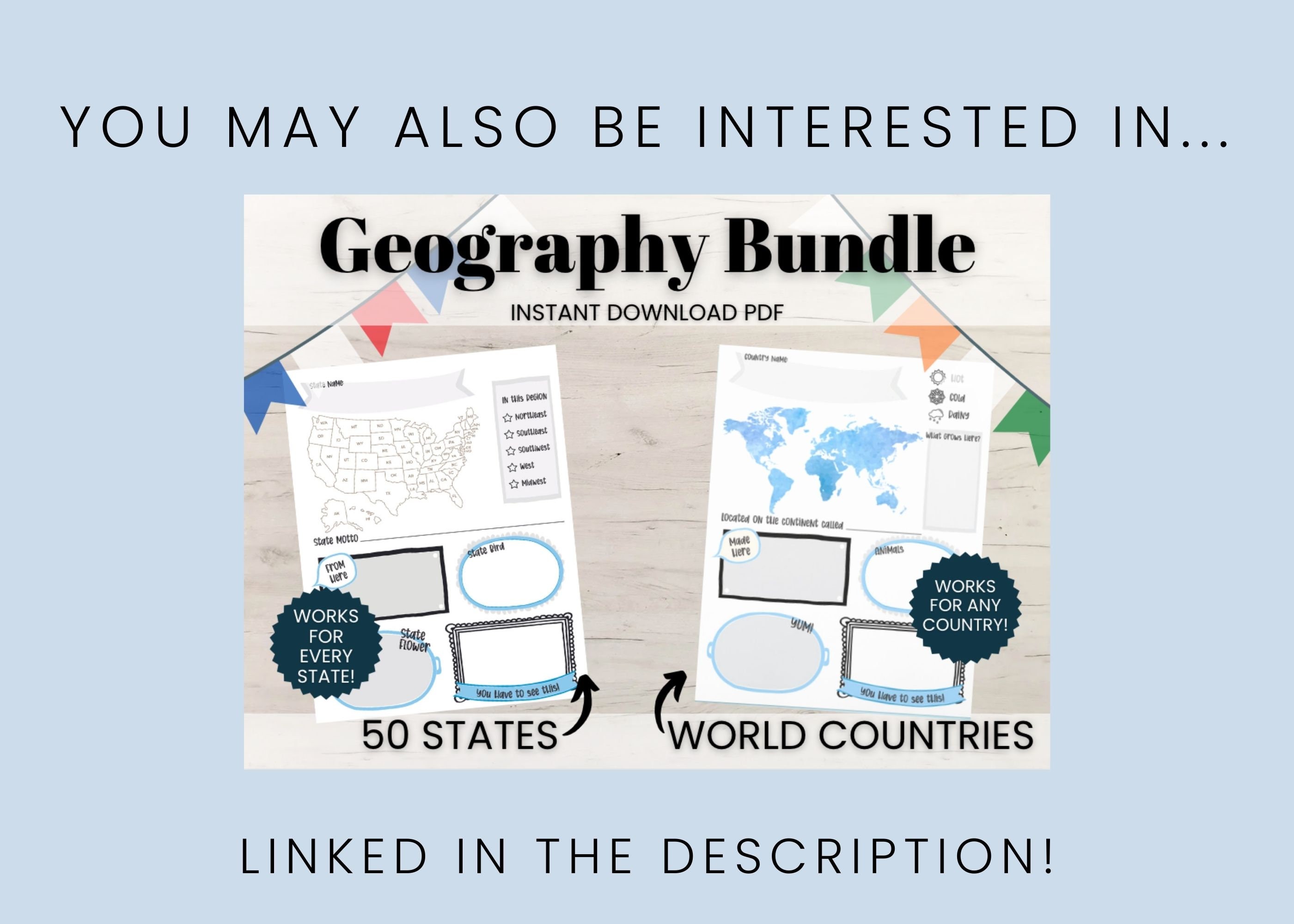 Country Study Geography Printable / Social Studies Worksheet Digital ...
