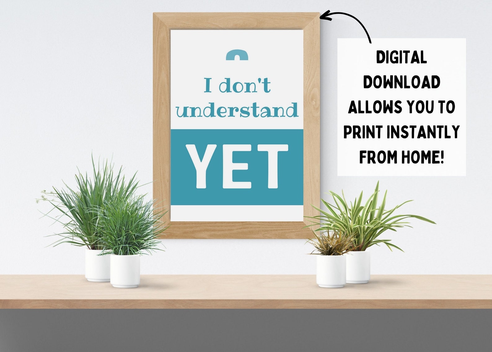 Motivational Educational Prints / Growth Mindset Printable / Power of ...