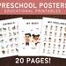 Preschool Educational Prints Emotions Classroom Poster Kindergarten ...