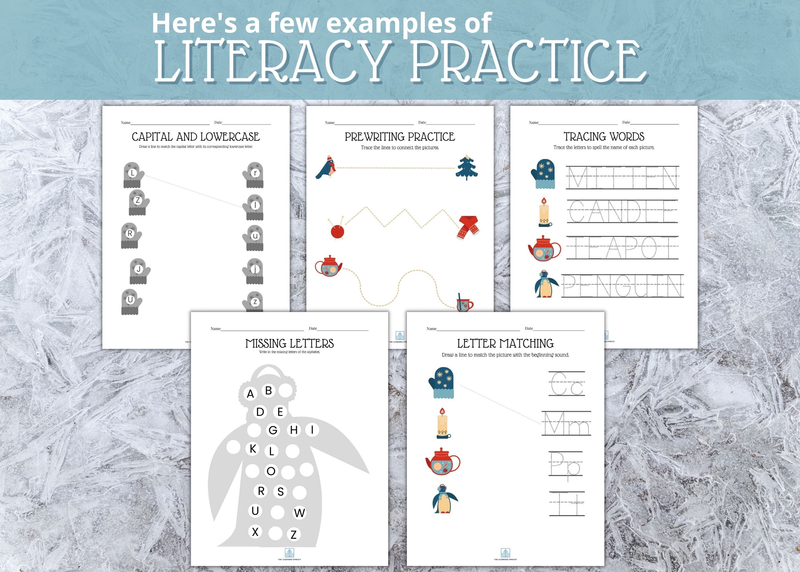 Winter Activity Printable Pack / Holiday Quiet Book / Christmas ...