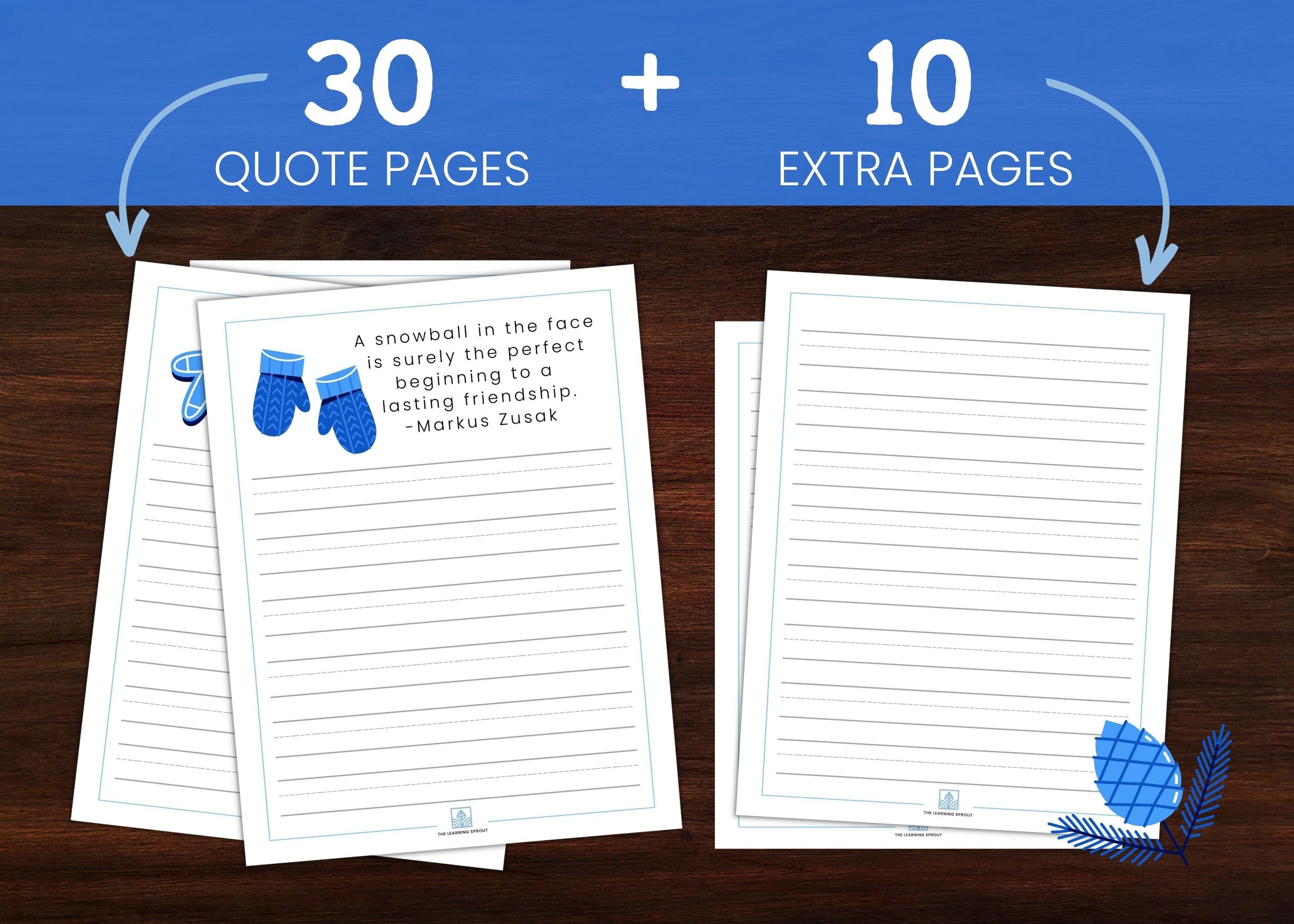 Winter Handwriting Copywork / Christmas Penmanship Educational ...