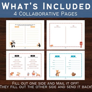 Pen Pal Kit / Letter Writing Set for Grandparent Gifts / Long Distance ...