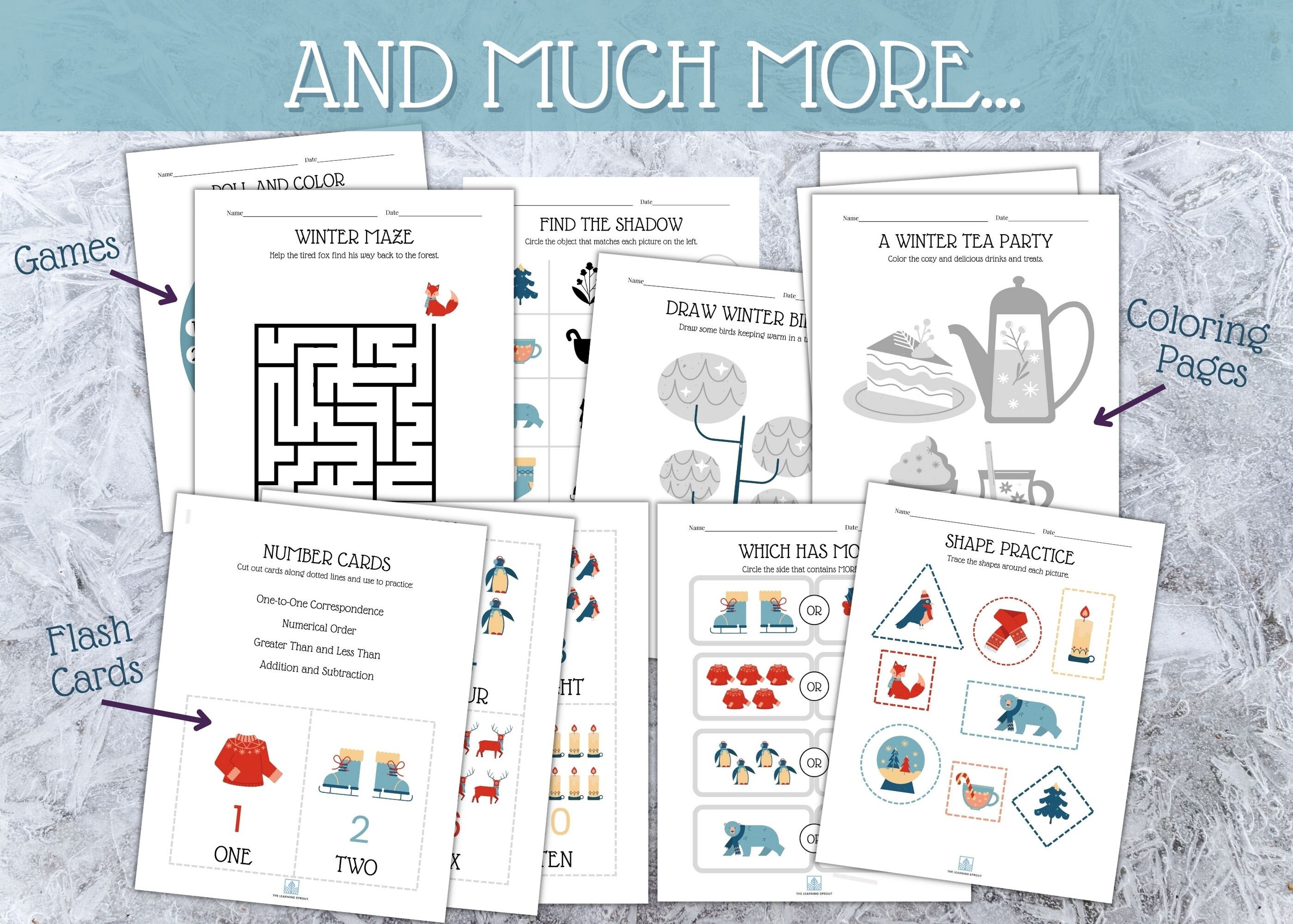 Winter Activity Printable Pack / Holiday Quiet Book / Christmas ...