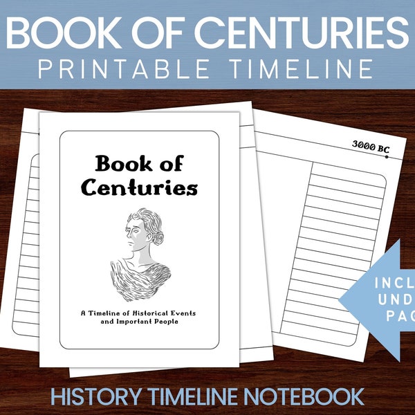 Book of Centuries Timeline - Etsy