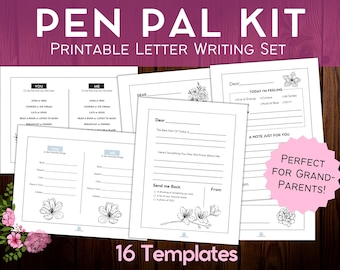 Pen Pal Art Kit Set of Collaborative Activity Cards for Kids - Etsy