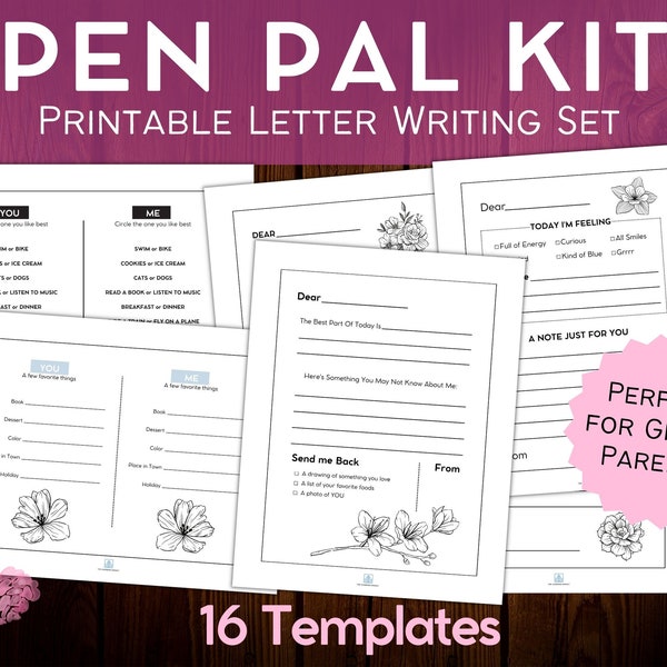 Pen Pal Kit - Etsy