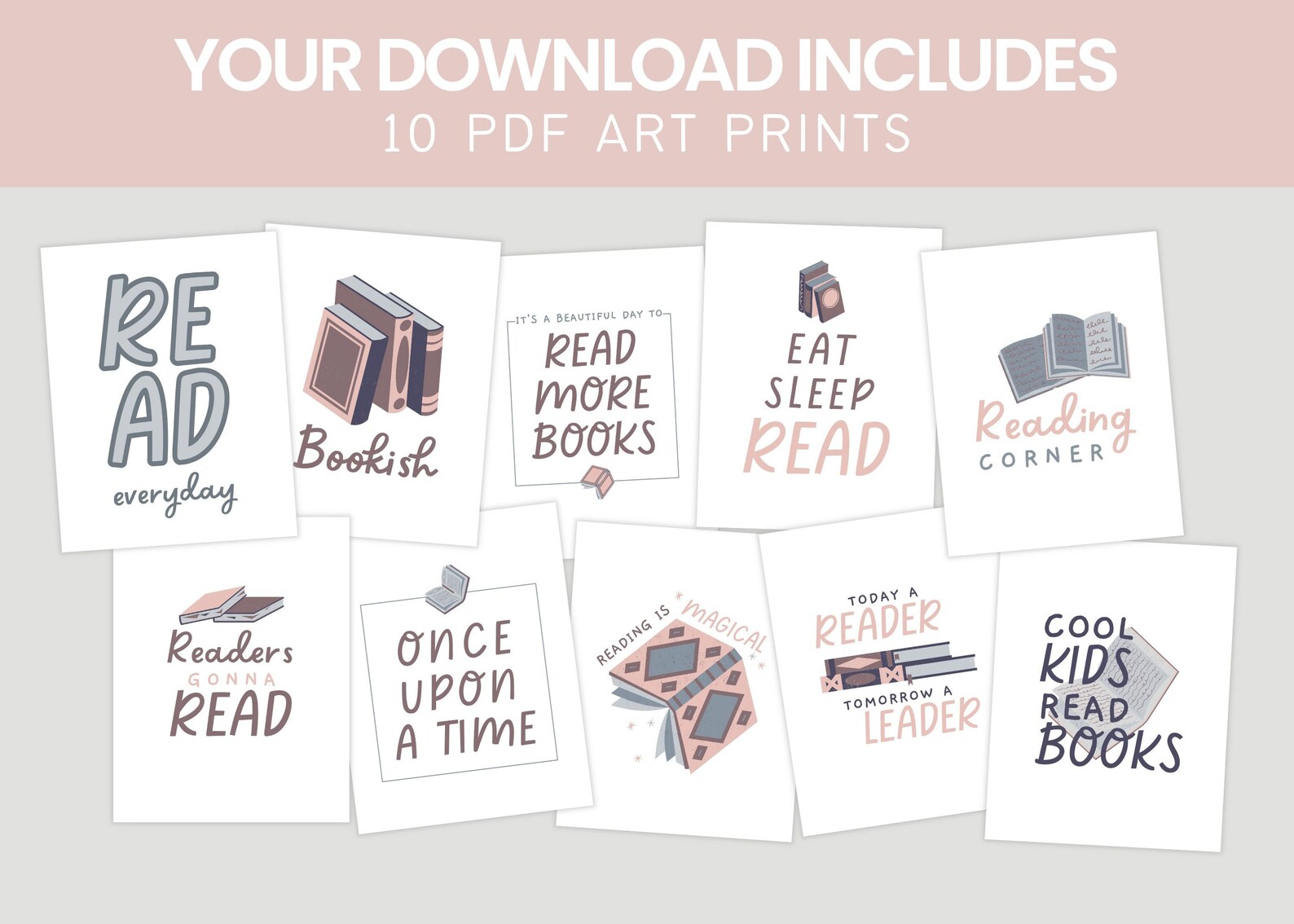 Reading Educational Prints / Bookworm Classroom Poster / Library Poster ...