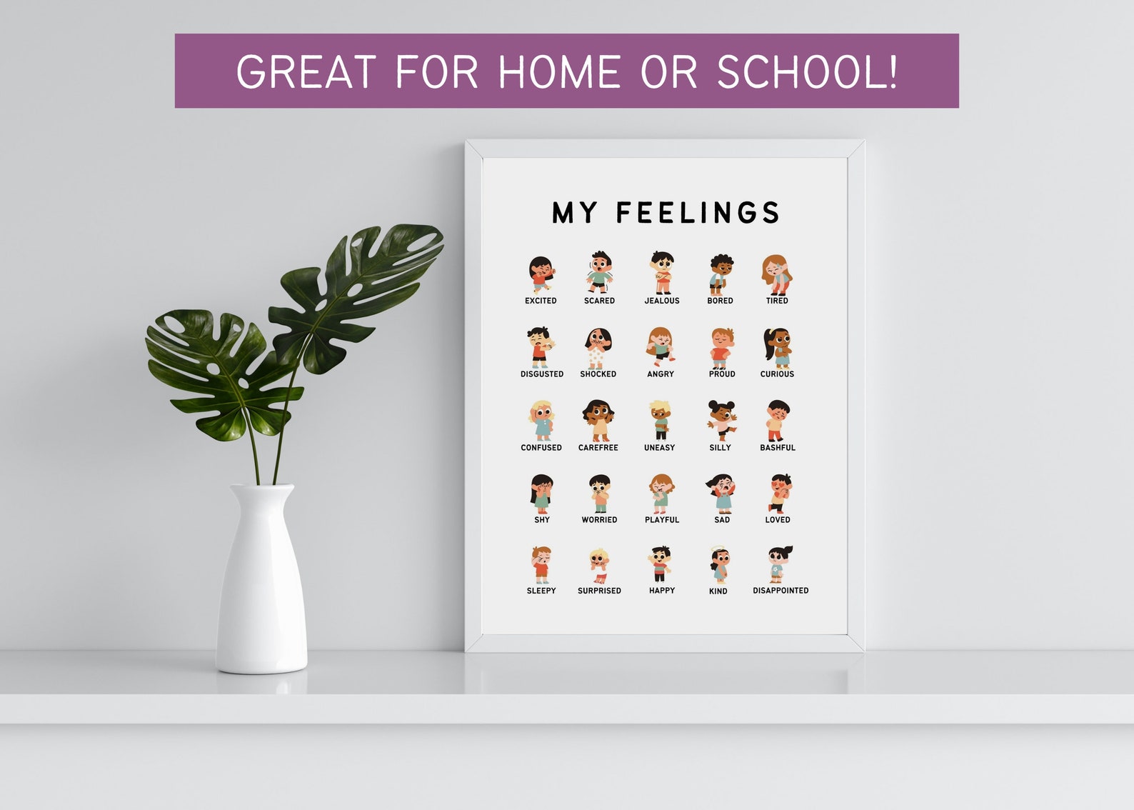 Christian Calm Corner Printable BUNDLE, Mental Health Feelings ...