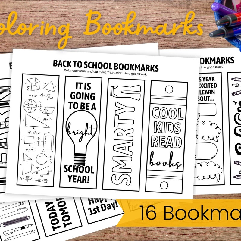 Printable Bookmark - Etsy