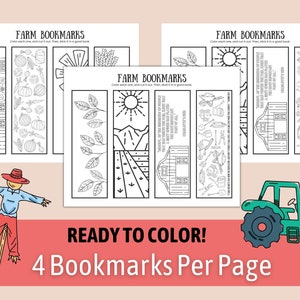 On the Farm Printable Bundle, Fall Coloring Pages, Autumn Preschool ...