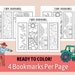 On the Farm Printable Bundle, Fall Coloring Pages, Autumn Preschool ...