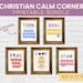 Christian Calm Corner Printable BUNDLE, Mental Health Feelings ...