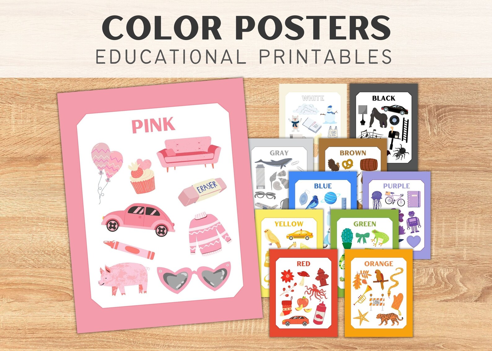 Color Classroom Posters / Preschool Classroom Decor / Learn Colors ...