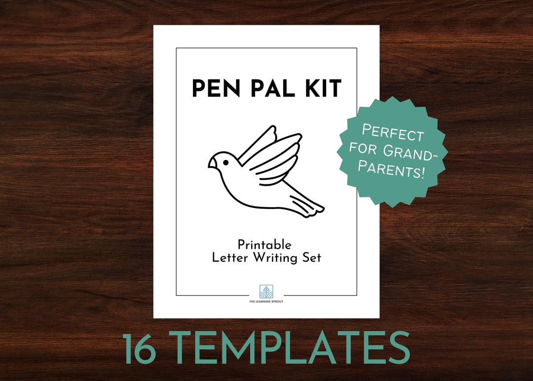Pen Pal Kit / Letter Writing Set for Grandparent Gifts / Long Distance ...