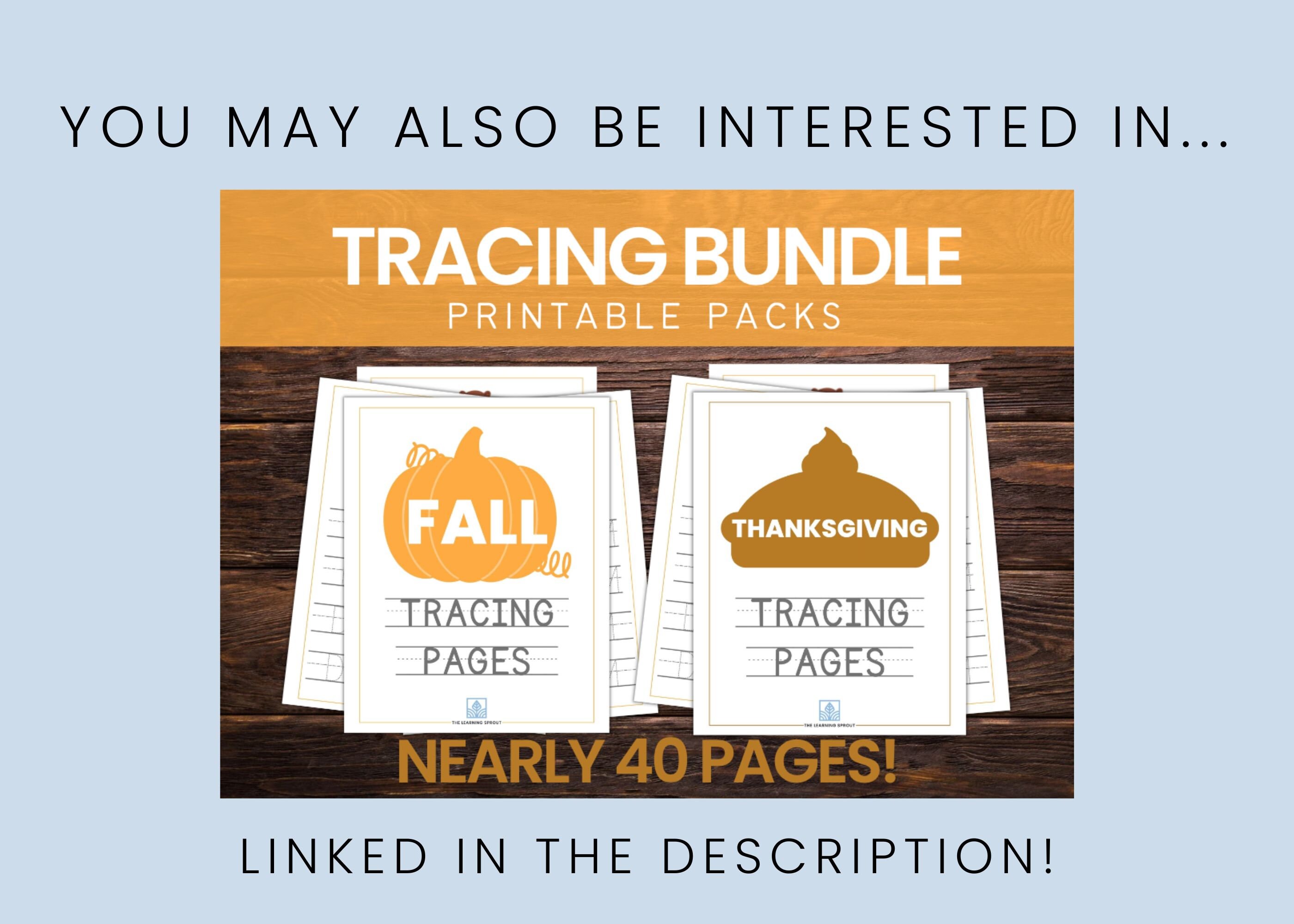 Fall Preschool Flashcards / Printable Autumn Flash Cards - Etsy