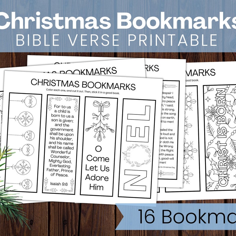 Nativity Bookmark - Etsy