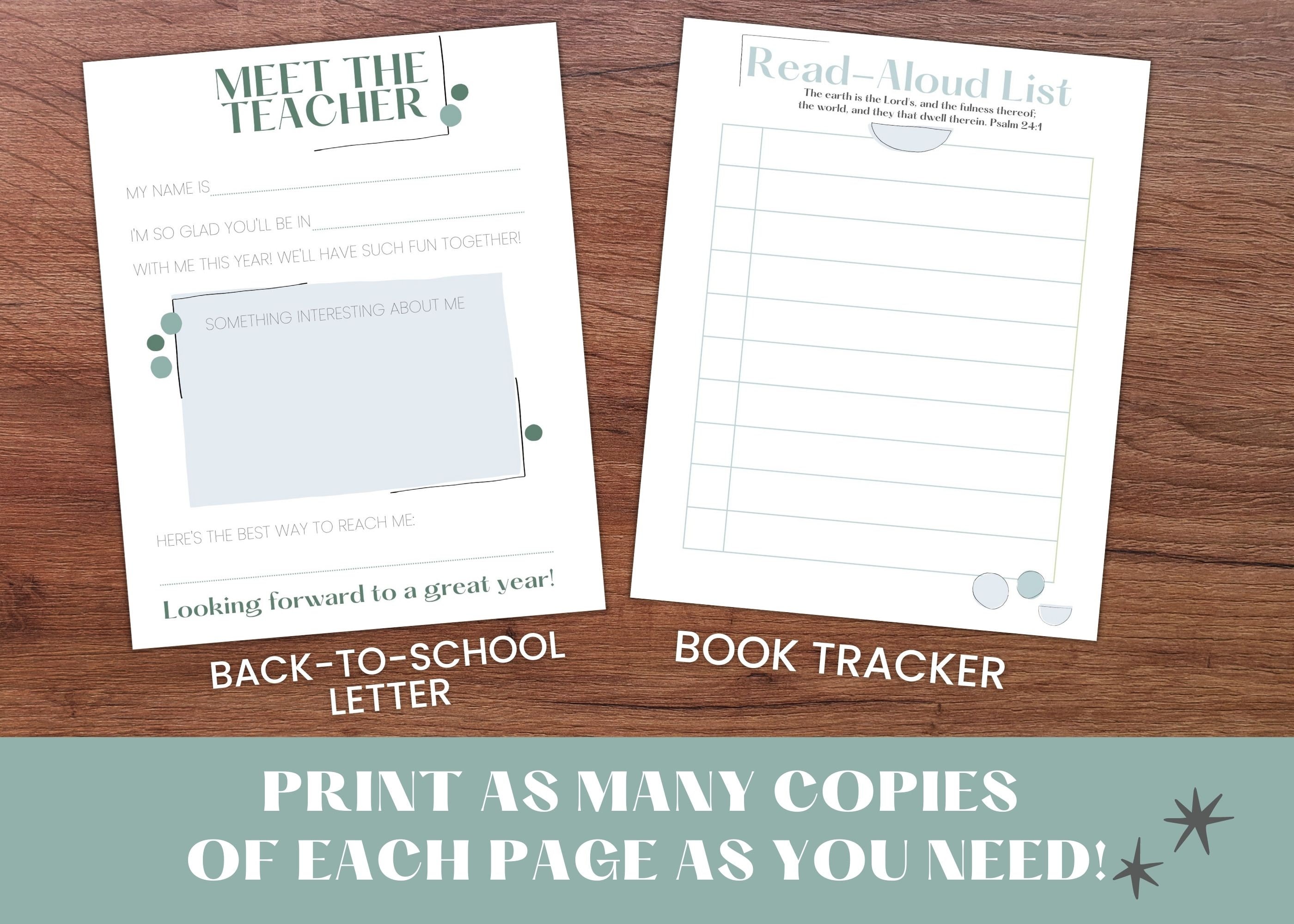 Bible Verse Preschool Teacher Planner Scripture Pre K Academic Planner ...