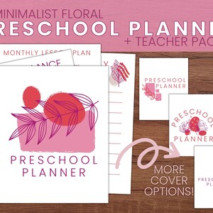 Preschool Teacher Planner Pre K Academic Planner Printable Homeschool ...