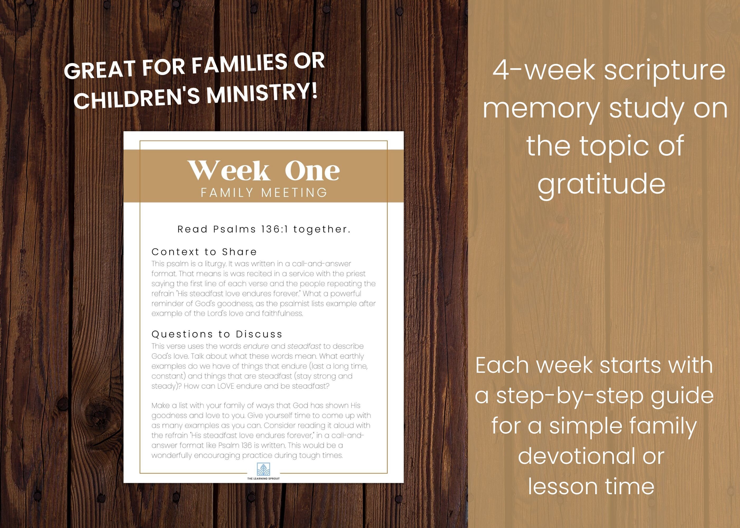 Gratitude Memory Verse Pack for Fall / Thanksgiving Printable Bible ...