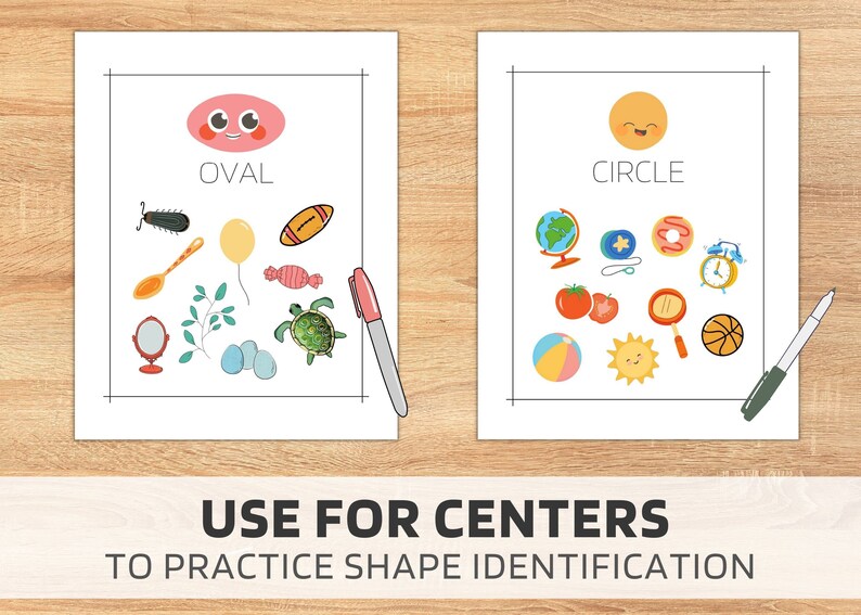 Shapes Poster / Preschool Classroom Decor / Learn Shapes Educational ...