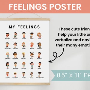 Christian Calm Corner Printable BUNDLE, Mental Health Feelings ...