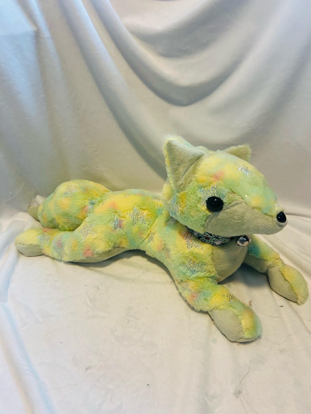 Spring Shimmer Fox Plush Weighted Kawaii Stuffed Animal Cute (ready to ...