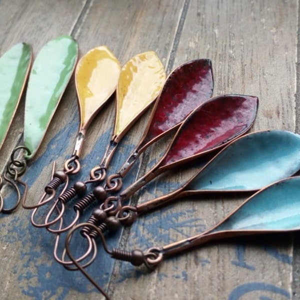 Rustic Earrings - Etsy