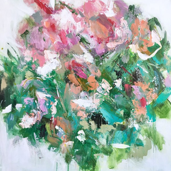 Floral Abstract - Etsy
