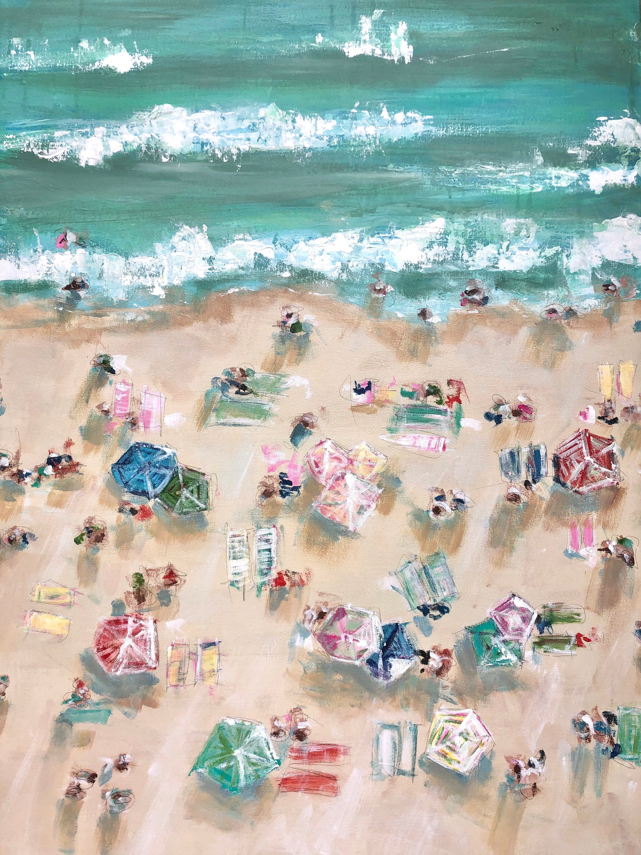Beachlife Gicleeprint Beautiful Beach Art Print of Painting Various ...