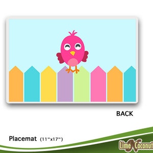 Birdhouse Dinnerware Set, Baby Name Dish Set, Melamine Bird House Plate ...