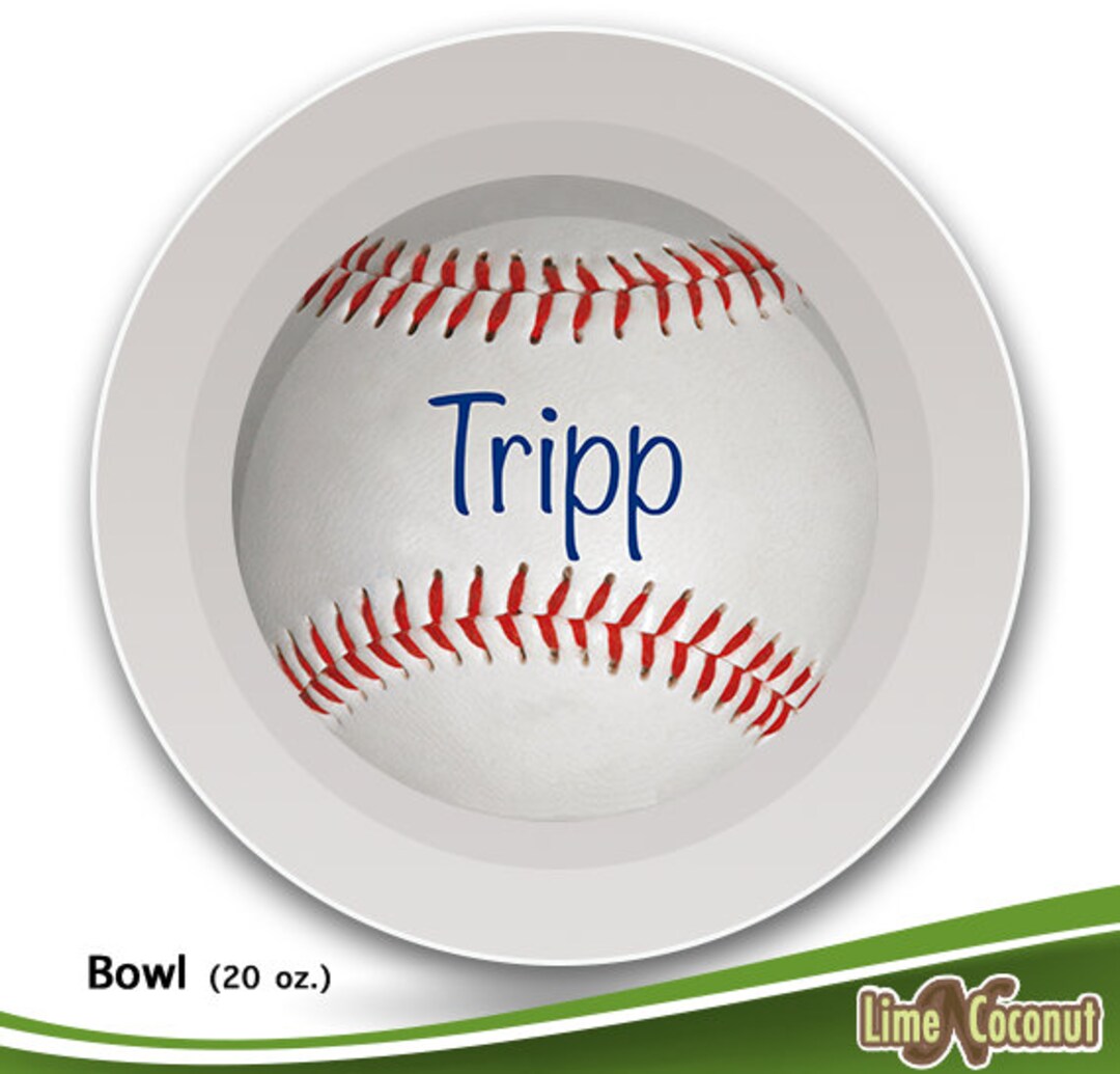 Baseball Dinnerware Set, Softball Dish Set, Baby Melamine Dishes, Kids ...