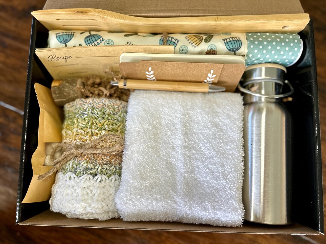 Hygge Blue Kitchen Gift Basket, Cooking Holiday Present, Mother ...