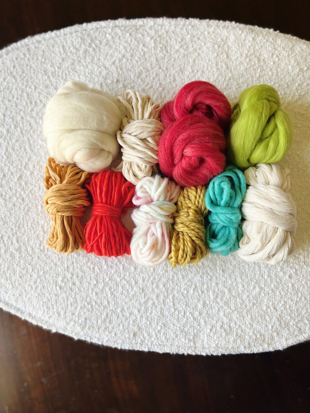 DESTASH FIBER PACK 02, Weaving Kit Weavers Bundle, Beginner Budget ...