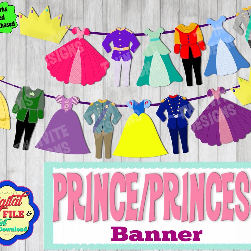 Princess Banners - Etsy