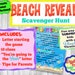 Beach Trip Scavenger Hunt, Vacation Reveal, You’re Going to the Beach ...