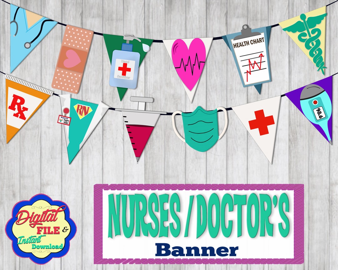 Nurse & Doctor’s Banner, Appreciation, Healthcare Workers Thank You ...