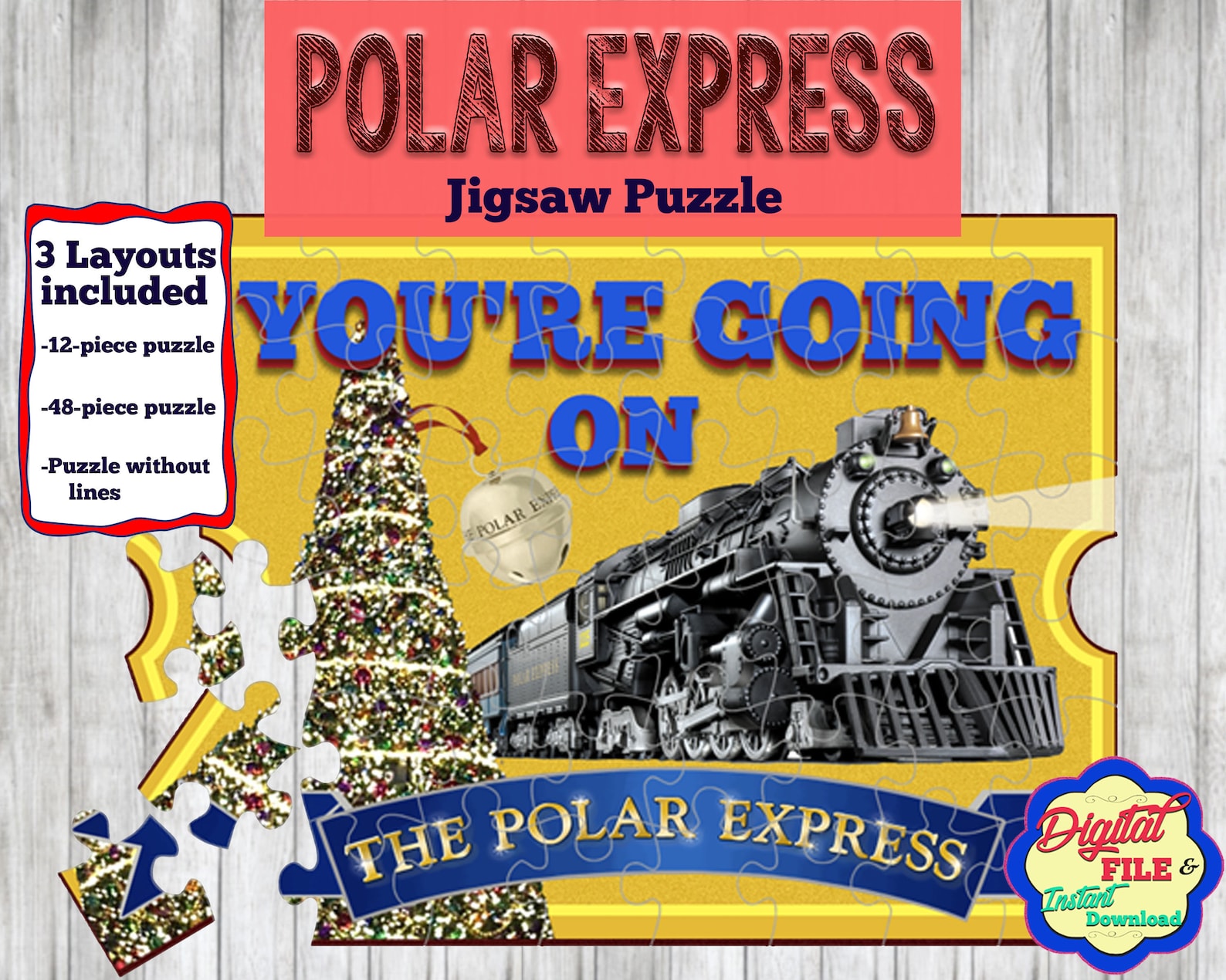 Polar Express Jigsaw Puzzle, Reveal, Youre Going on the Polar Express ...