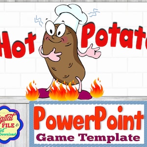 Hot Potato Powerpoint Game Template / Online Learning / Homeschool/ Fun/ Virtual Party / Instant ...