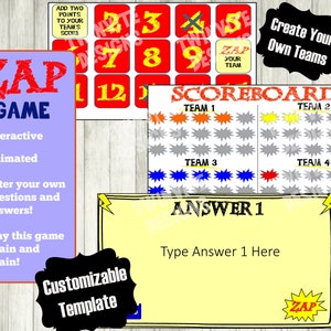 Zap Powerpoint Game Template/ Popular Presentations to Play ...