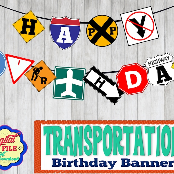 Transportation Party - Etsy