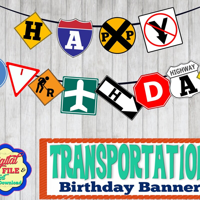 Transportation Party - Etsy