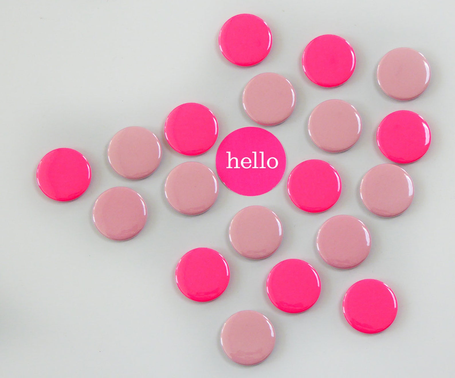 Magnets Neonpink Pink 8 Set magnet | Etsy