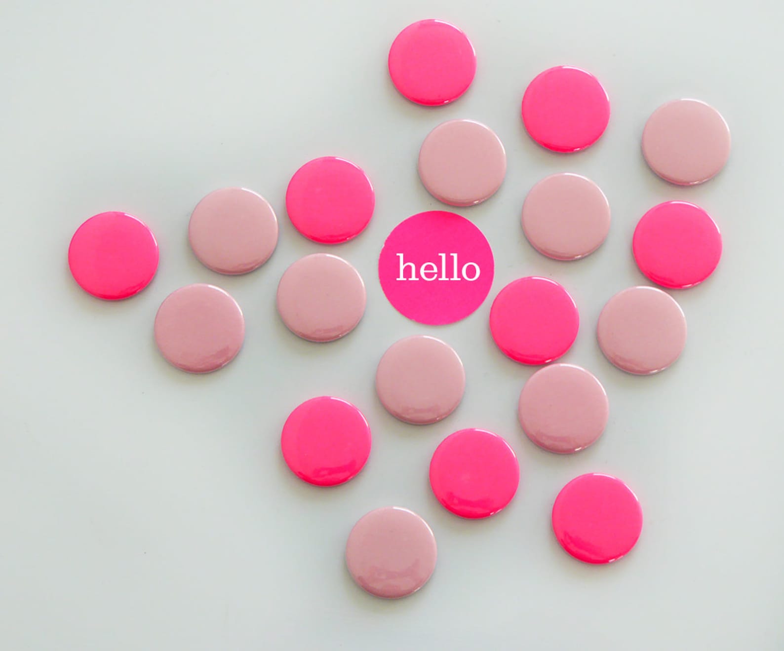 Magnets Neonpink Pink 8 Set Magnet - Etsy